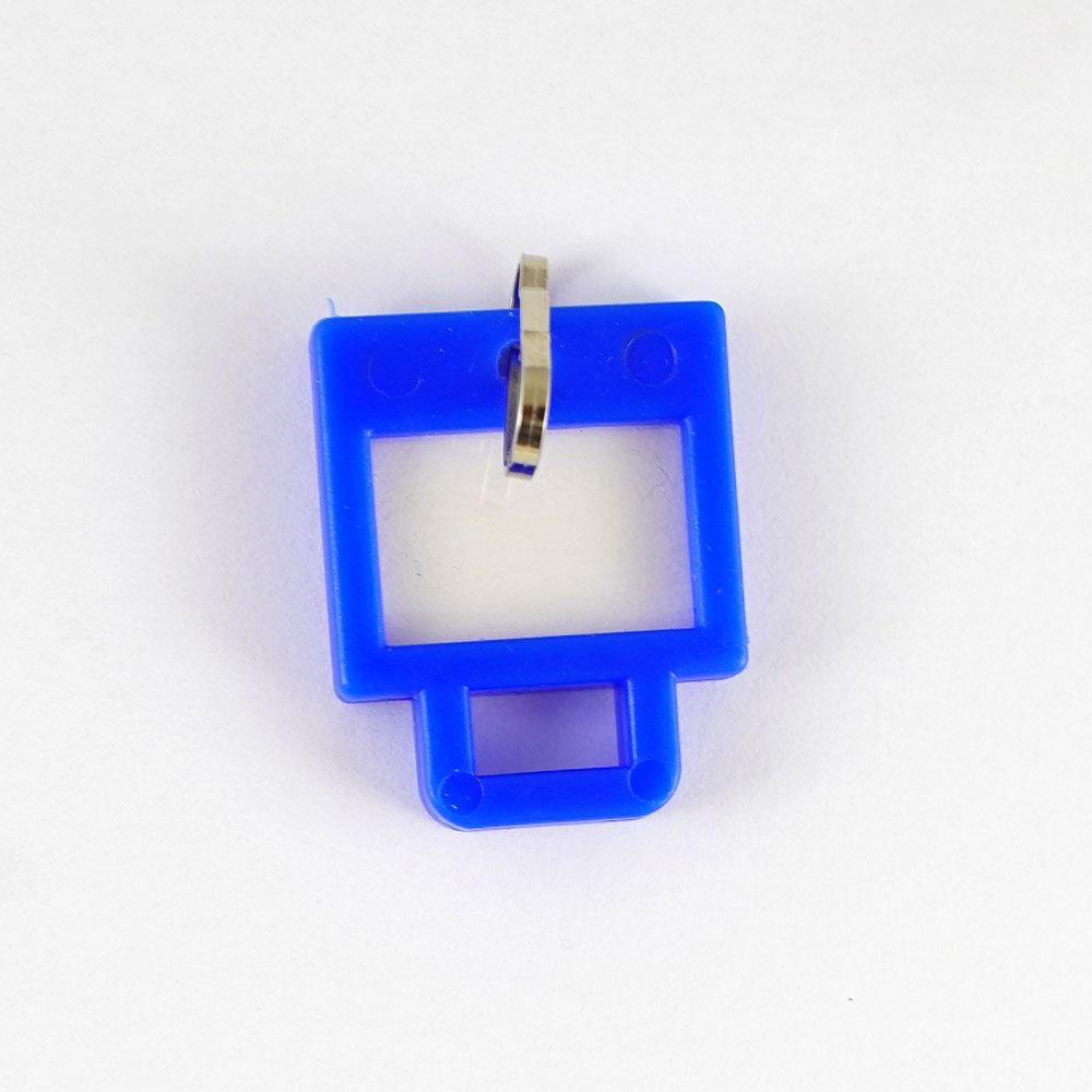 SR Key Tag Square CBK20/33/40/63/75 Blue | Key Tags — Discount Office