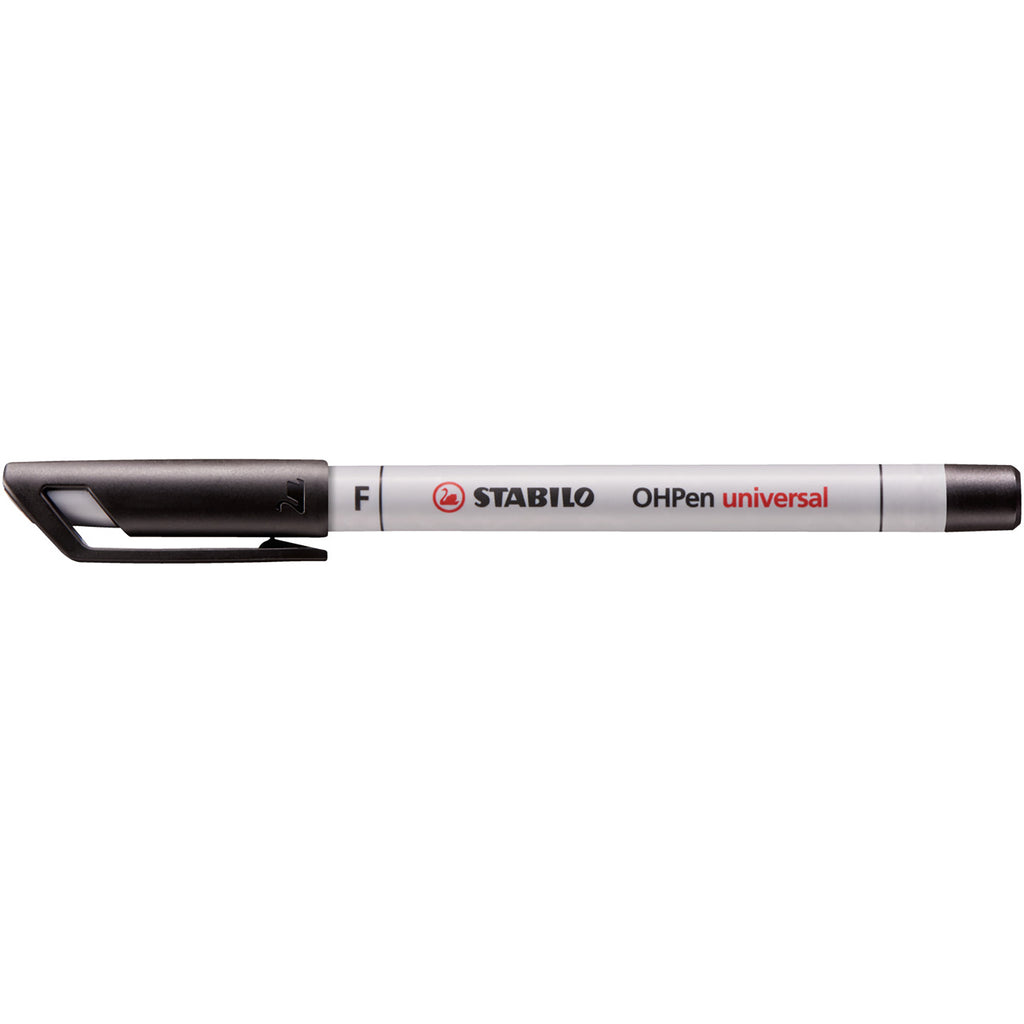 Stabilo OHP Universal Overhead Projector Pen Soluble Fine Black - 10's ...