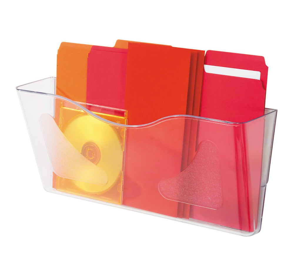 Stackable Clear Wall Pockets - Landscape | Archive & Storage — Discount ...