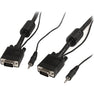StarTech.com 10m Coax High Resolution Monitor VGA Video Cable with Aud ...