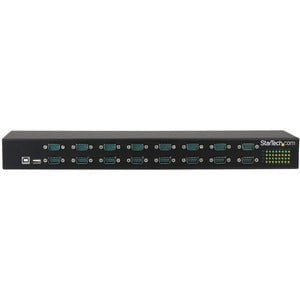 StarTech.com 16-Port USB-to-Serial Adapter Hub - 1 Pack - External - U ...
