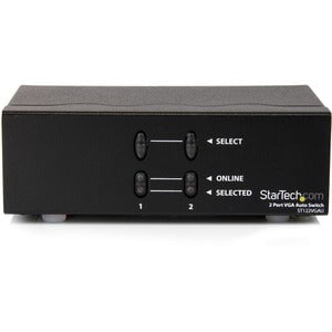 StarTech.com 2 Port VGA Auto Switch - 1920 x 1440 - 2 x 1 - Computer ...