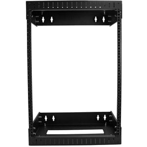StarTech.com 2-Post 15U Heavy-Duty Wall Mount Network Rack, 19" Open F ...