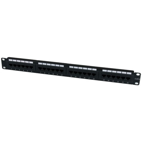StarTech.com 24 Port 1U Rackmount Cat 6 110 Patch Panel - 24 x RJ-45 ...