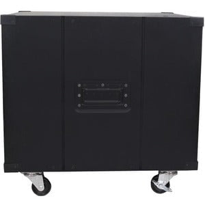 StarTech.com 4-Post 9U Mobile Open Frame Server Rack, 19" Network Roll ...