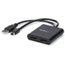 StarTech.com Mini DisplayPort to DisplayPort Multi-Monitor Splitter ...