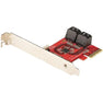 StarTech.com PCIe SATA Card - Serial ATA/600 - PCI Express 3.0 x4 - Pl ...