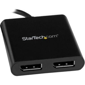 StarTech.com USB-C to Dual DisplayPort 1.2 Adapter, USB Type-C Multi-M ...