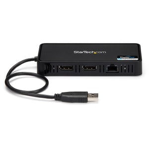StarTech.com USB to Dual DisplayPort Mini Docking Station - Dual 4K 60 ...