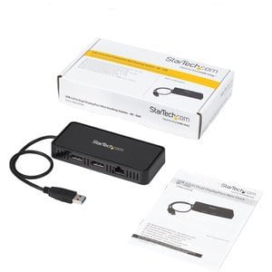 StarTech.com USB to Dual DisplayPort Mini Docking Station - Dual 4K 60 ...