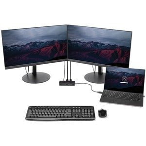 StarTech.com USB to Dual DisplayPort Mini Docking Station - Dual 4K 60 ...