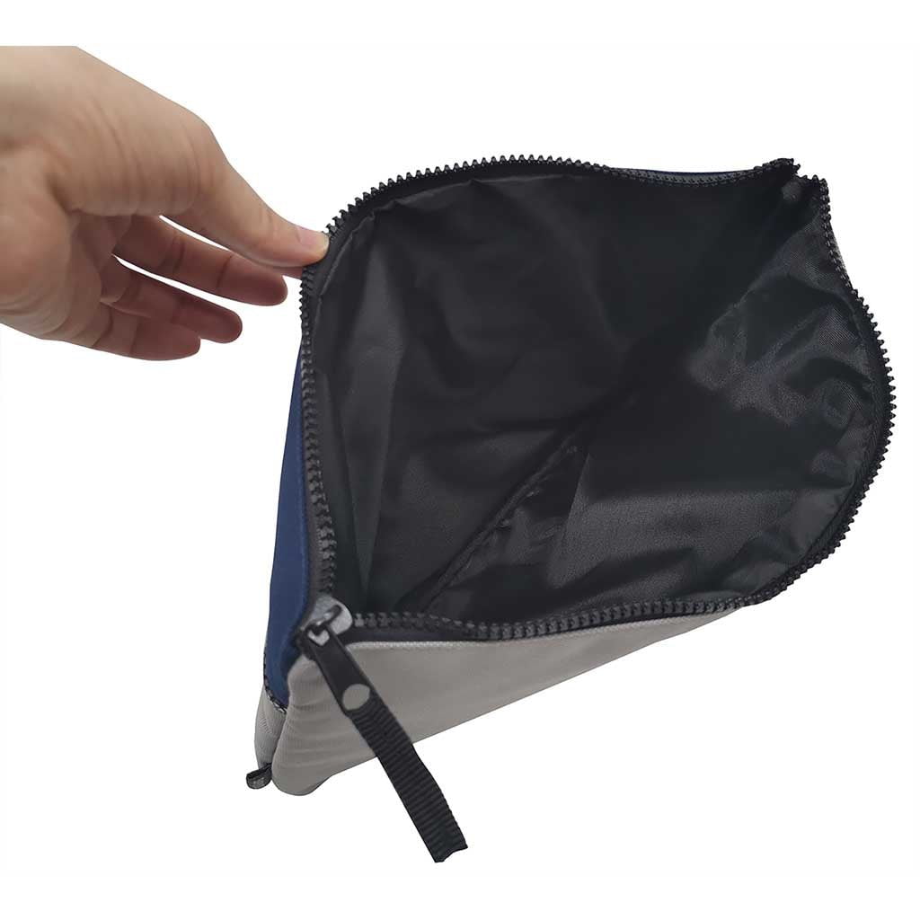 Okin Pencil Case 2 Zip Blue Grey 34x23x2.5cm | Newest Products ...