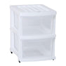Taurus Storage Organiser 2 Drawer White | Newest Products — Discount Office
