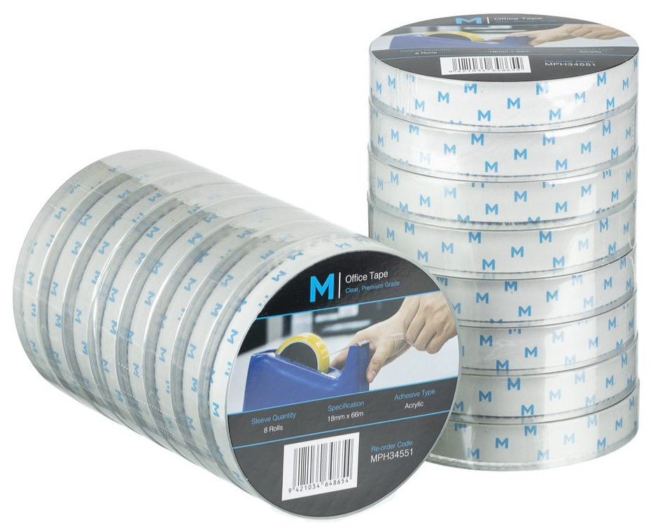 Transparent Office Tape 18mm x 66mt | Adhesives, Tapes & Dispensers ...