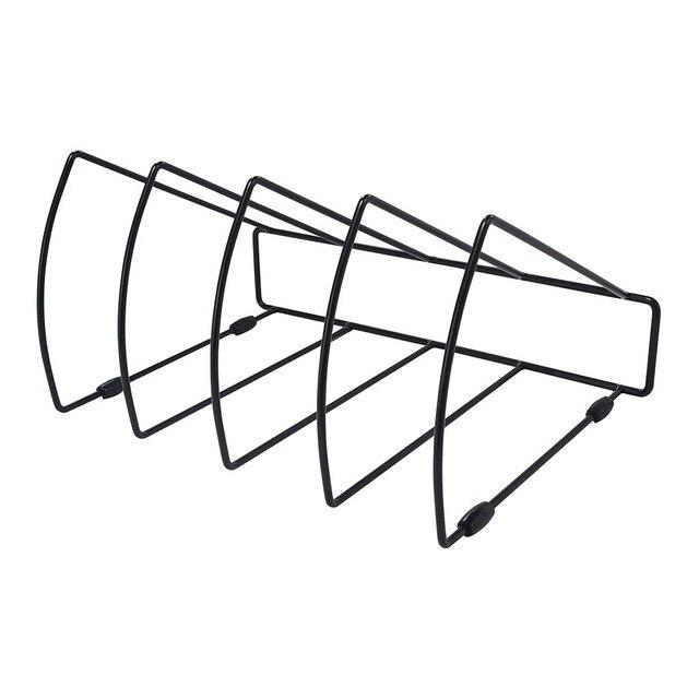 Triangular Black File Rack File Organiser - 4 Slots | Desk & File ...