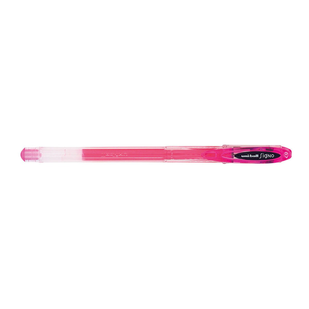 Uni-ball Signo Gel Pen, Fine 0.7mm Capped Pink UM-120 | Gel Pens ...