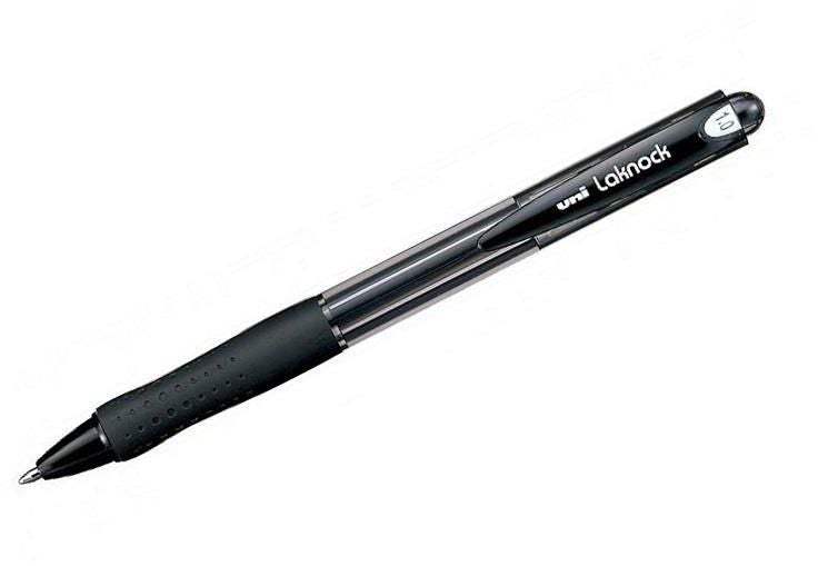 Uni Laknock SN-100 Pen - Black (1.0mm) | Ballpoint Pens — Discount Office