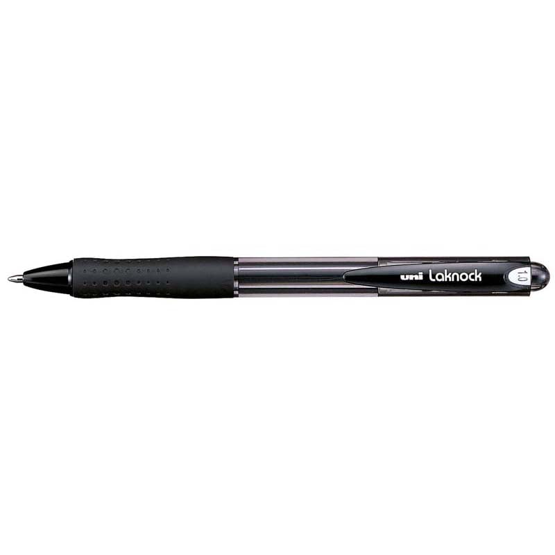 Uni Laknock SN-100 Pen - Black (1.0mm) | Ballpoint Pens — Discount Office