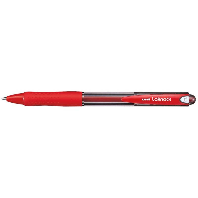 Uni Laknock SN-100 Pen - Red (1.0mm) | Ballpoint Pens — Discount Office