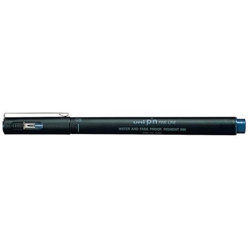 Uni Pin 0.5mm Fineline Pen - Blue | Fibre Tip Pens — Discount Office