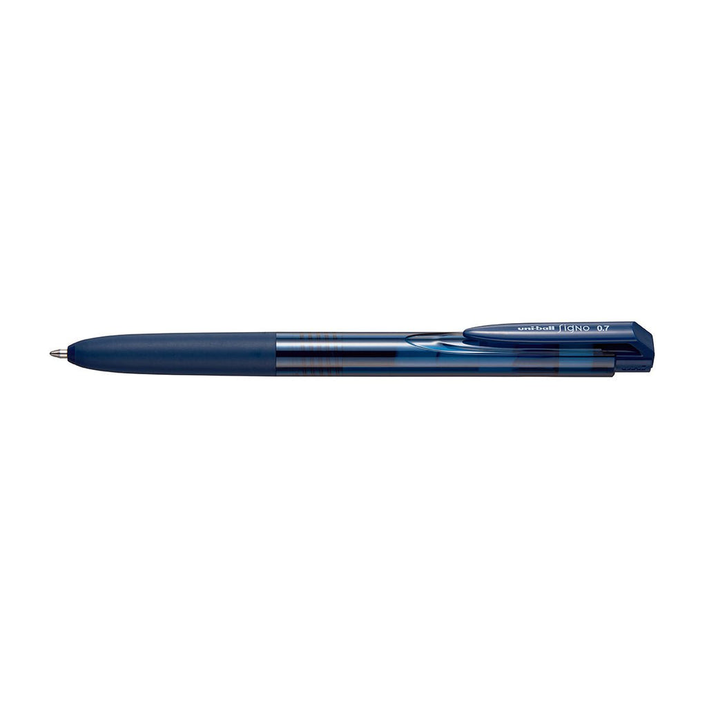 Uni Signo RT1 Rollerball Pen, 0.7mm, Retractable Blue Black UMN155 ...