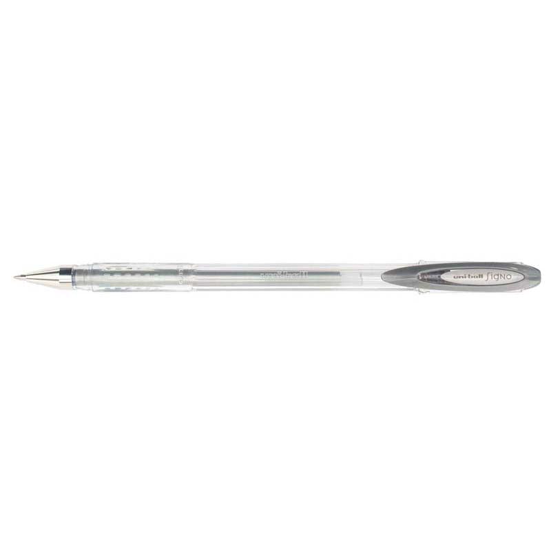 Uni Signo UM-120 Gel Fine Pen - Silver | Gel Pens — Discount Office