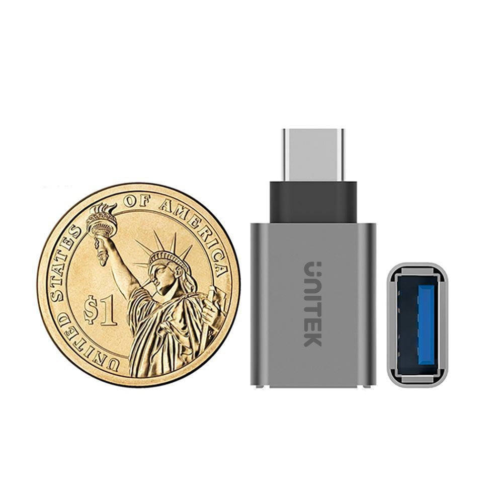UNITEK USB 3.1 USB-C Male to USB-A Female Adapter. Apple Style Alumini ...
