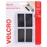 Velcro 25mm x 50mm Hook & Loop Pre-Cut Stick On General Purpose Surfac ...