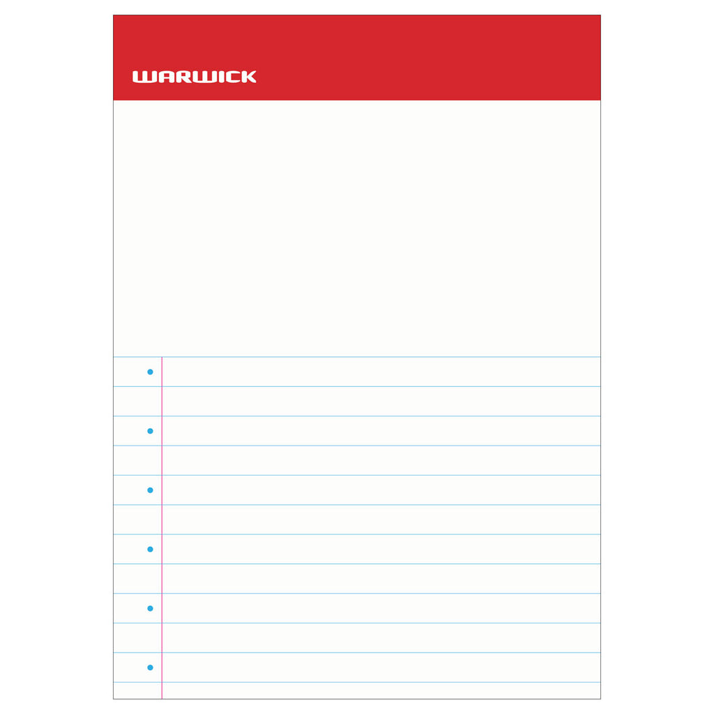 Warwick Sticky Note Pad, Half Plain, Half 30mm Lined, 495mm x 695mm, 3 ...