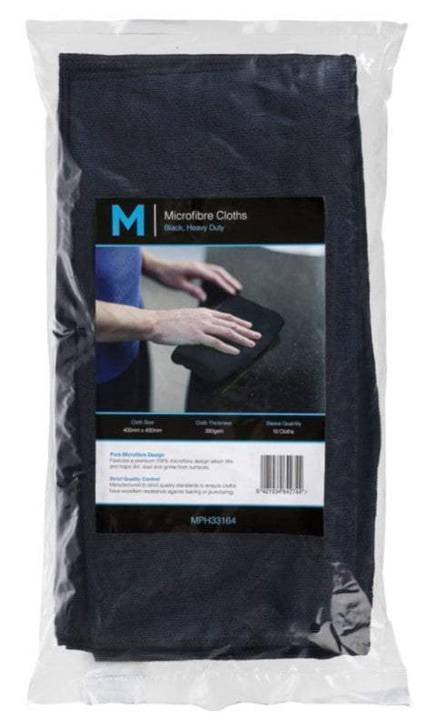 Wet & Dry Cleaning 300gsm Microfibre Cloth 400mm x 400mm x 50's pack ...