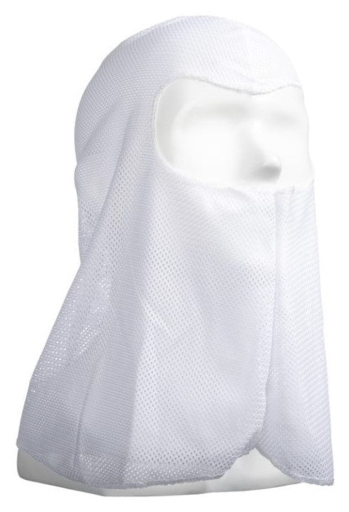 White Reusable Polycotton Balaclavas 390mm x 200's pack | Aprons ...