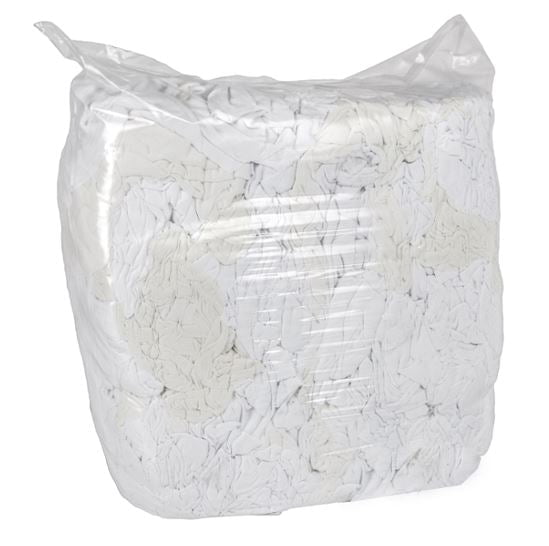 White Towelling Rags x 10kg pack | Cleaning Rags — Discount Office