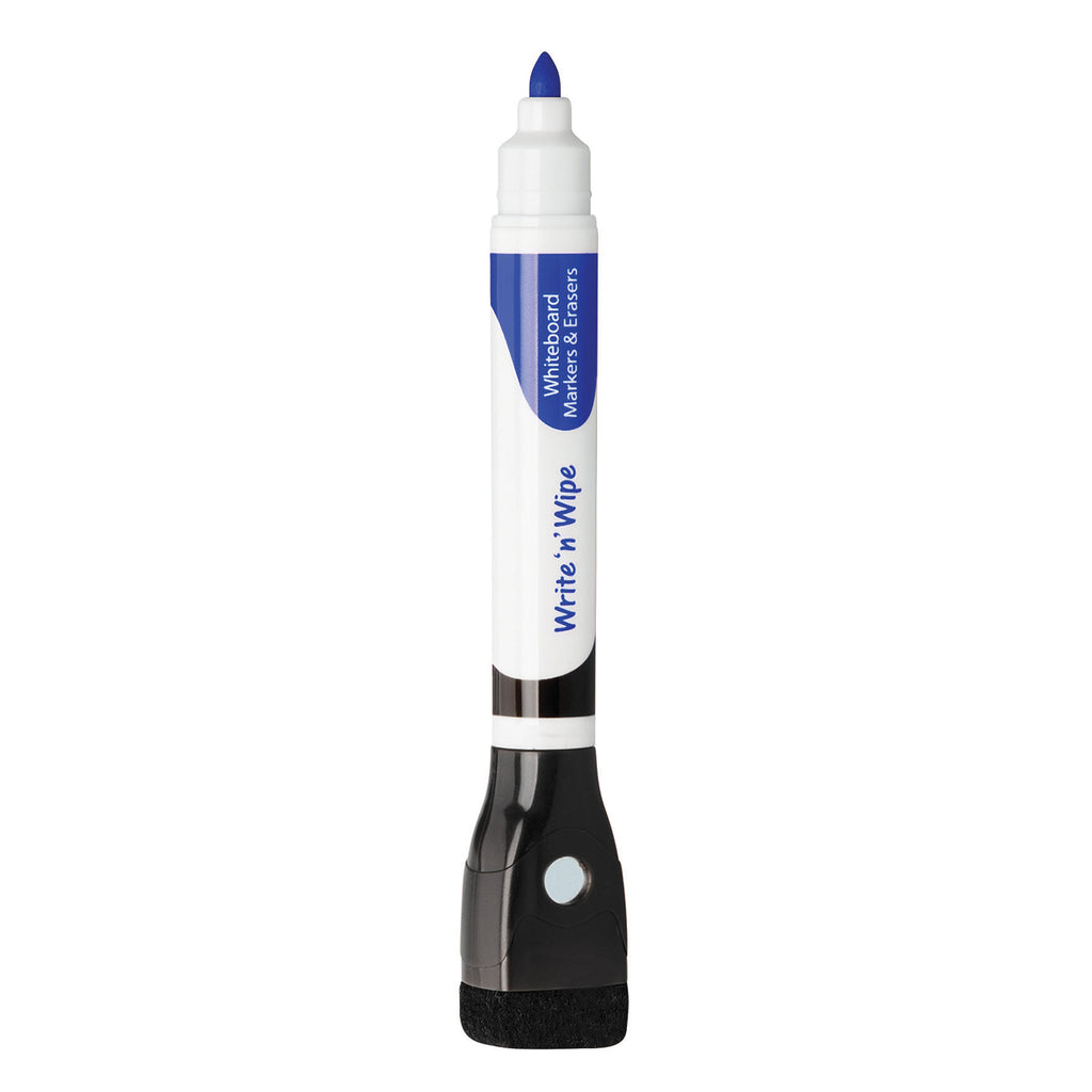 Write n Wipe 2 in 1 Whiteboard Markers, 3's Pack - 6 Colours | EC ...