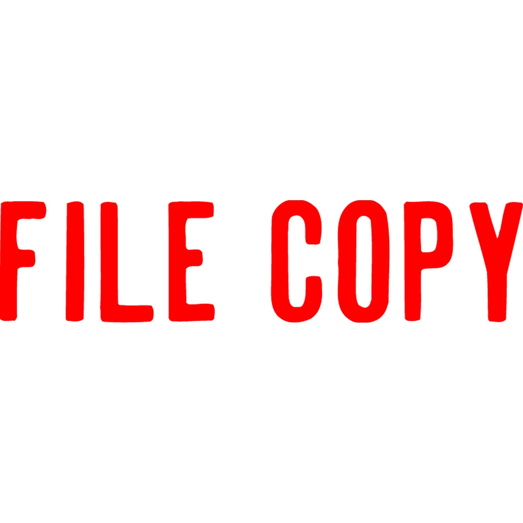 Xstamper CX-BN 1071 FILE COPY Red Stamp | Desktop Essentials — Discount ...